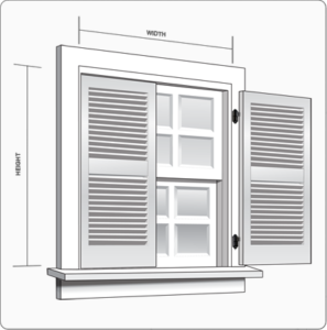 How to Measure for Exterior Shutters - Step Instruction Guide