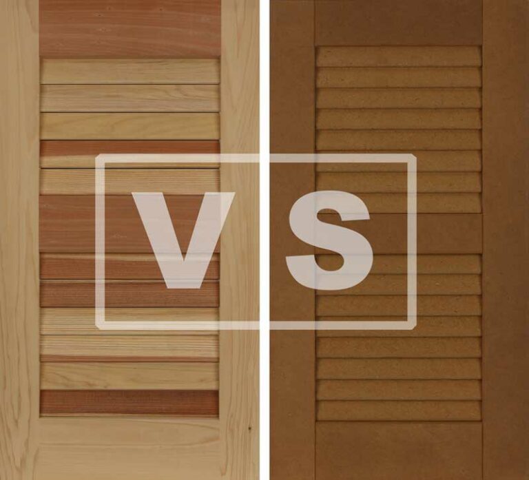 Compare Wood Shutters & Composite Shutters - Outside Shutter Materials