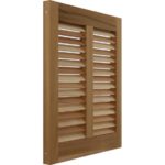 Buy Outdoor Wood Bermuda Shutters (Bahama) - Wide Louvered Exterior ...