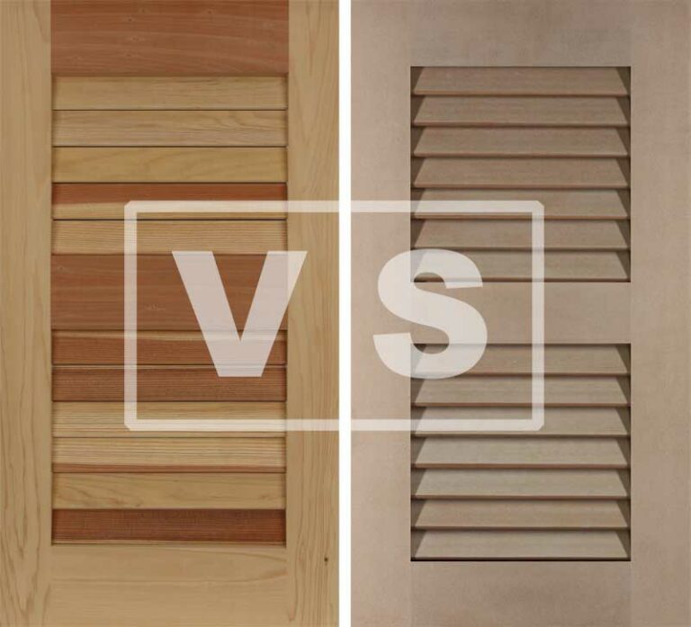 Outdoor Wood vs. PVC Shutters - Shutterland Exterior Shutters