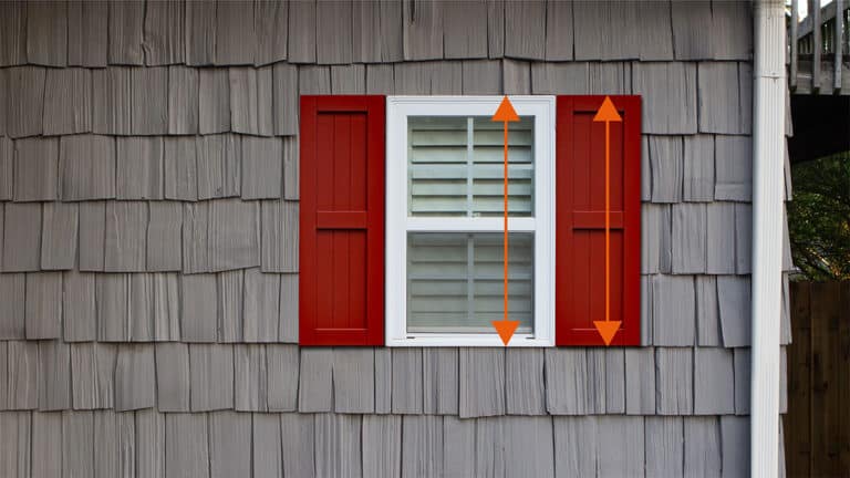 How to Measure For Exterior Composite Shutters - Step-by-Step Instructions