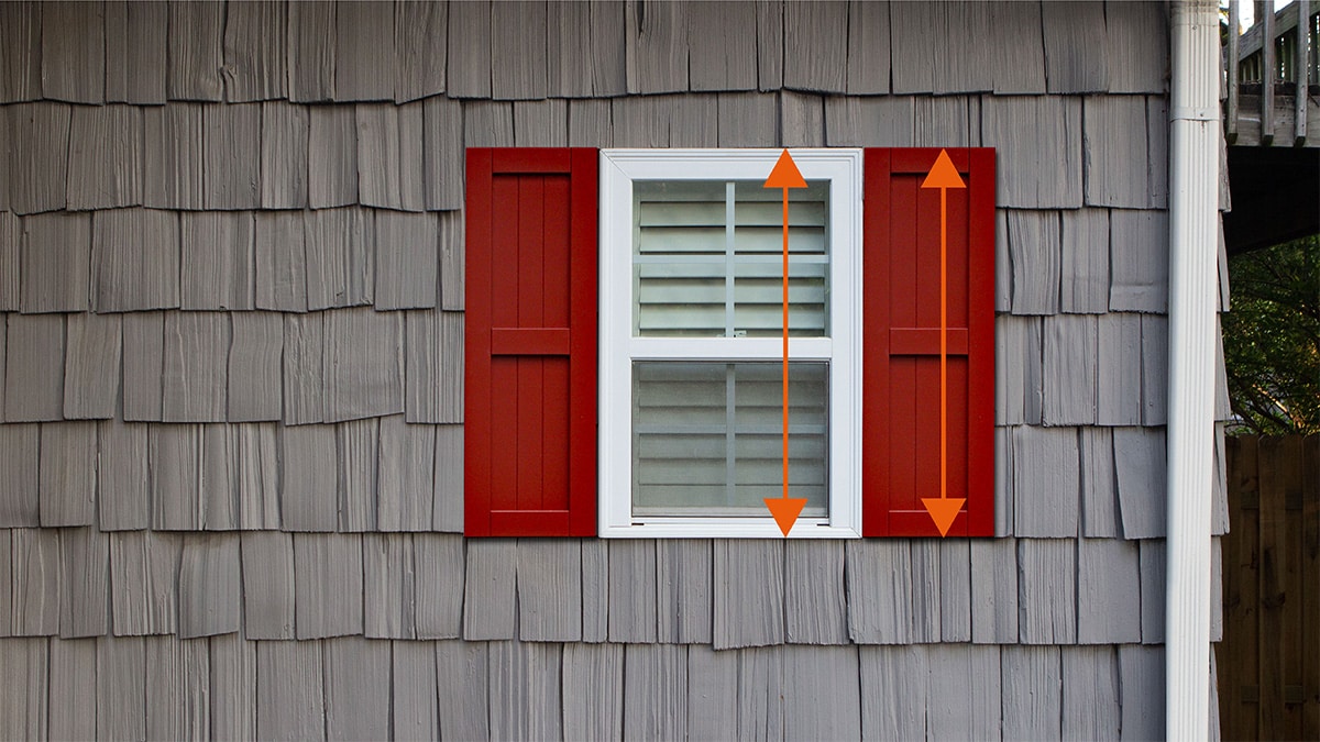 How to Measure For Exterior Composite Shutters - Step-by-Step Instructions